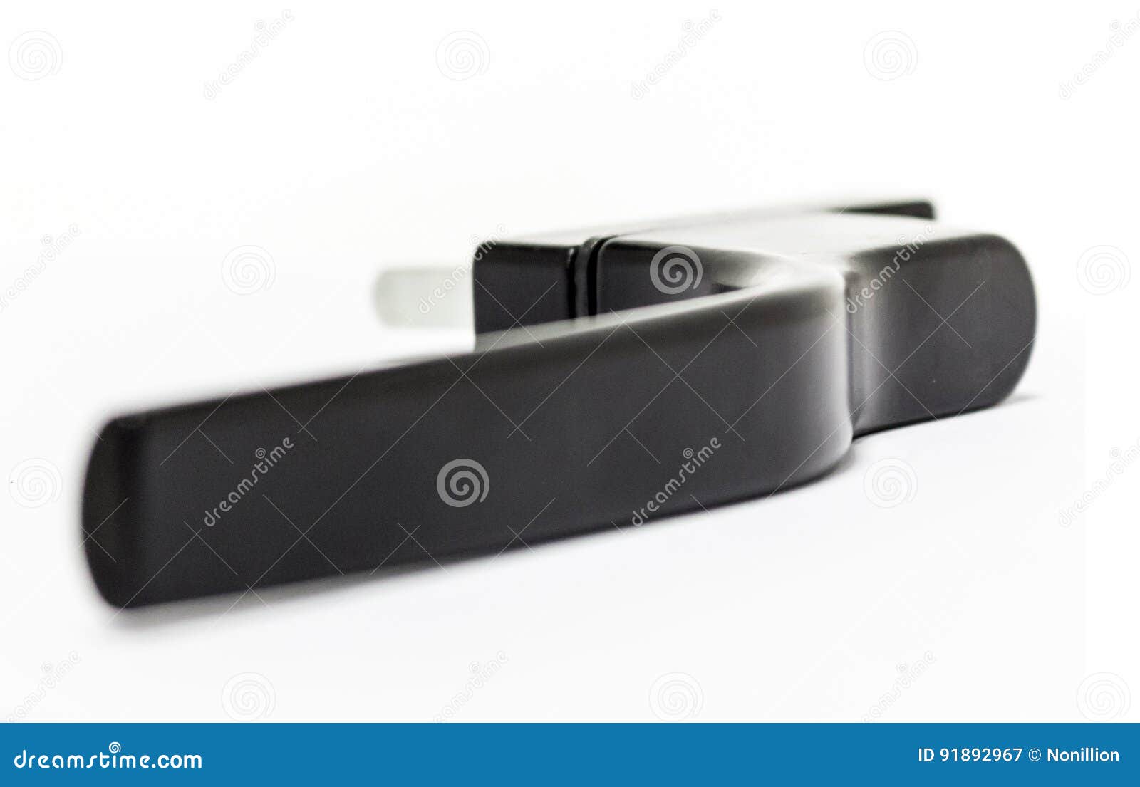 Black handles set stock image. Image of open, transparent - 91892967
