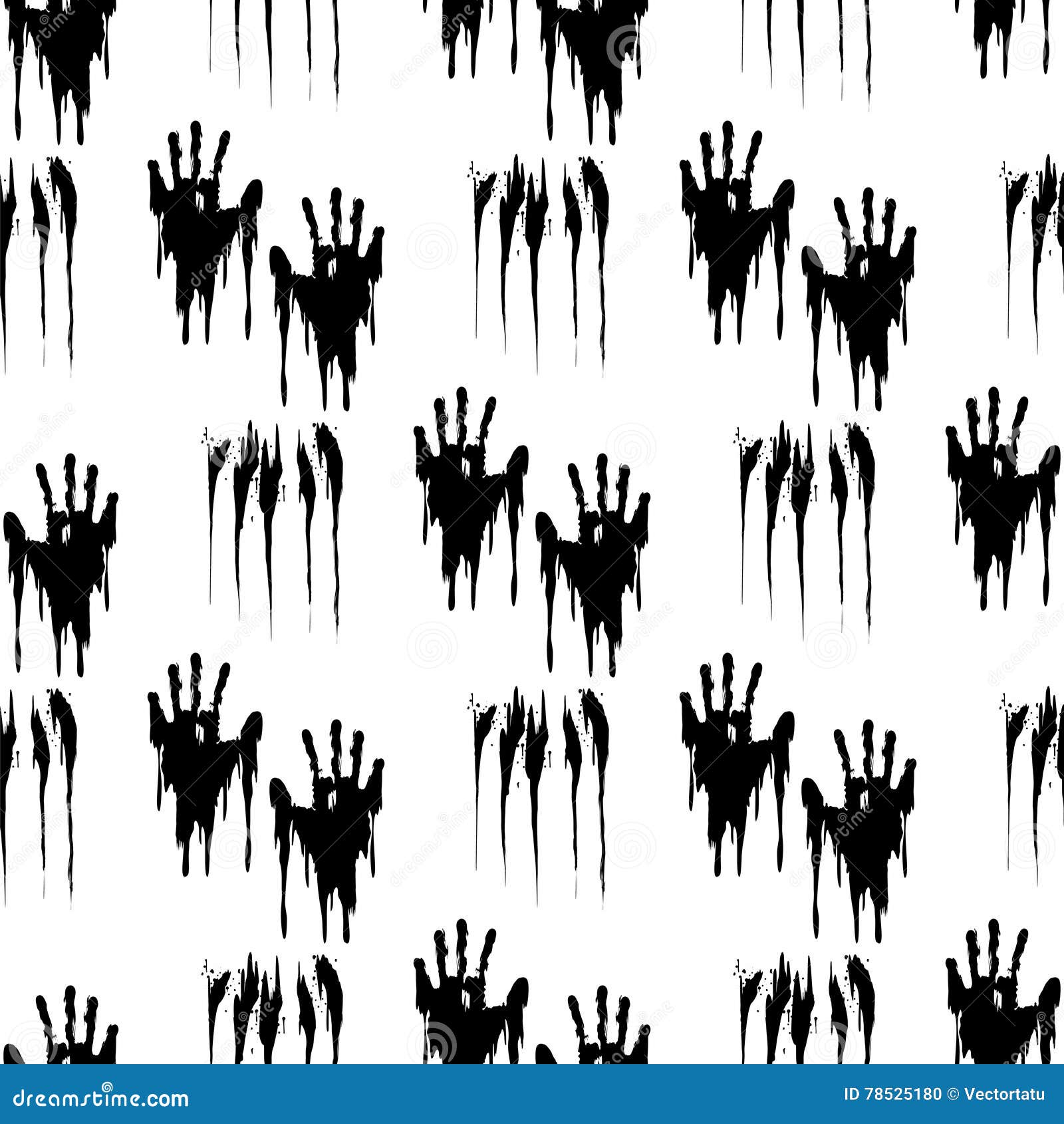 Splash Handprints Indicates Colorful Blobs And Human Stock Photography ...