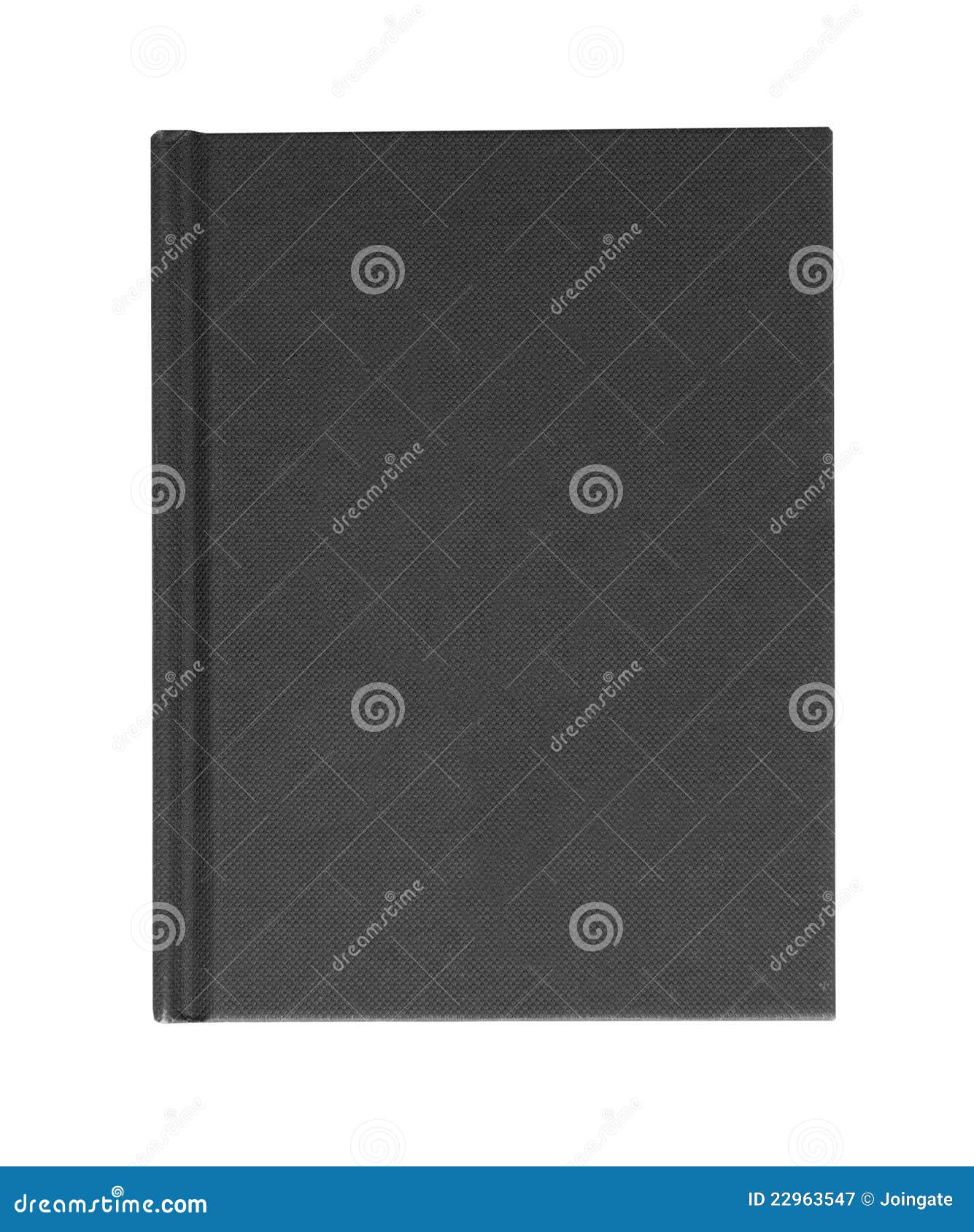 Red And Black Hardback Book Standing Upright, Vertical, Front View ...