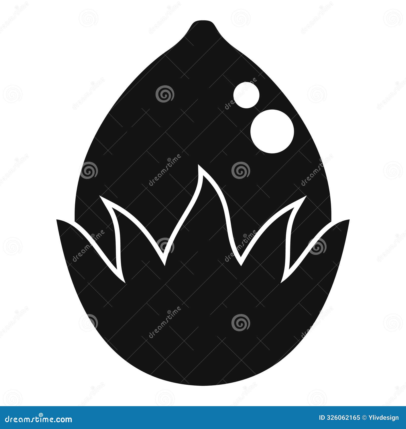Black Hazelnut Icon Showing Nut Growing On Tree Cartoon Vector | CartoonDealer.com #326062165