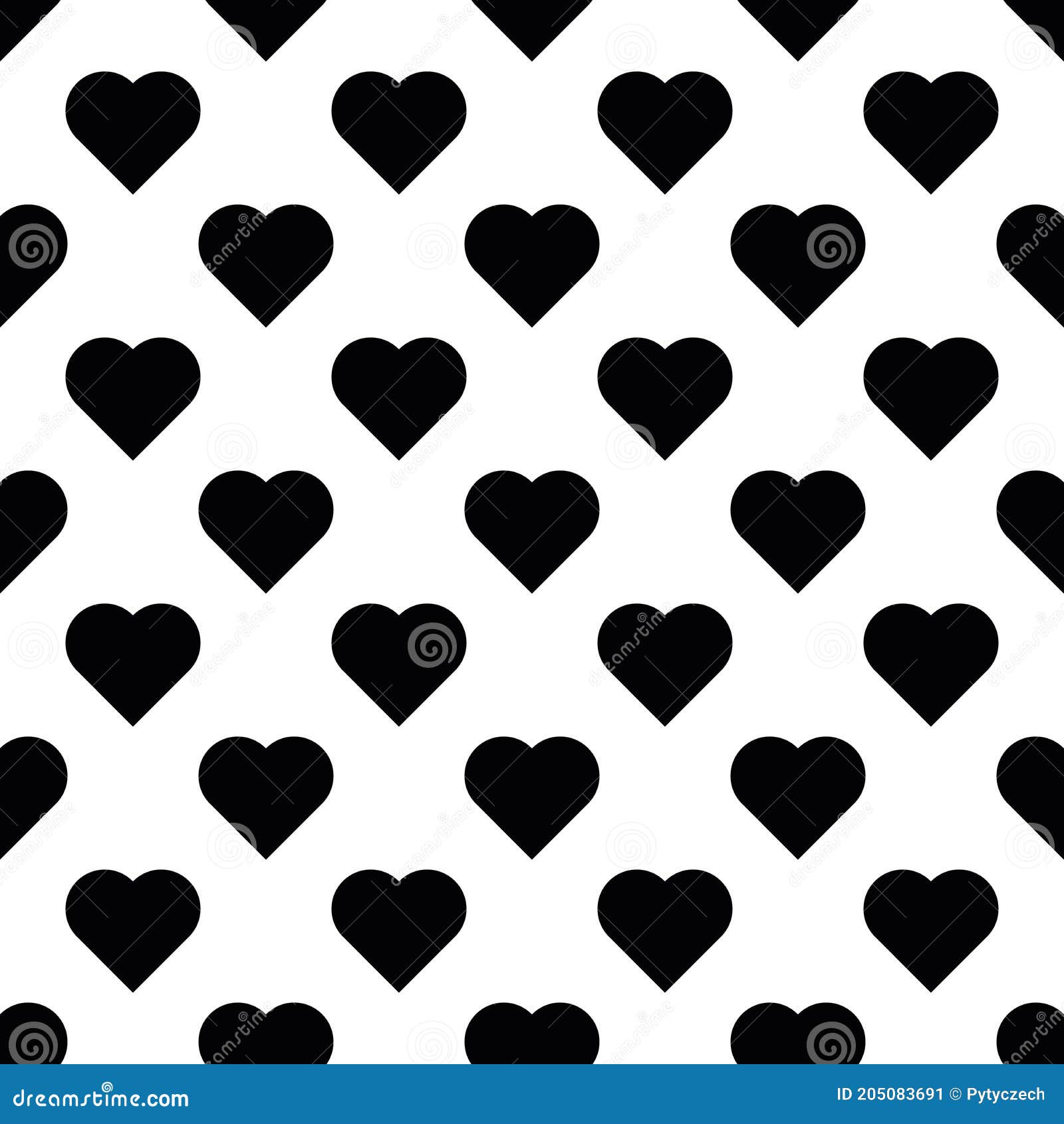 Simple Black Heart Designs