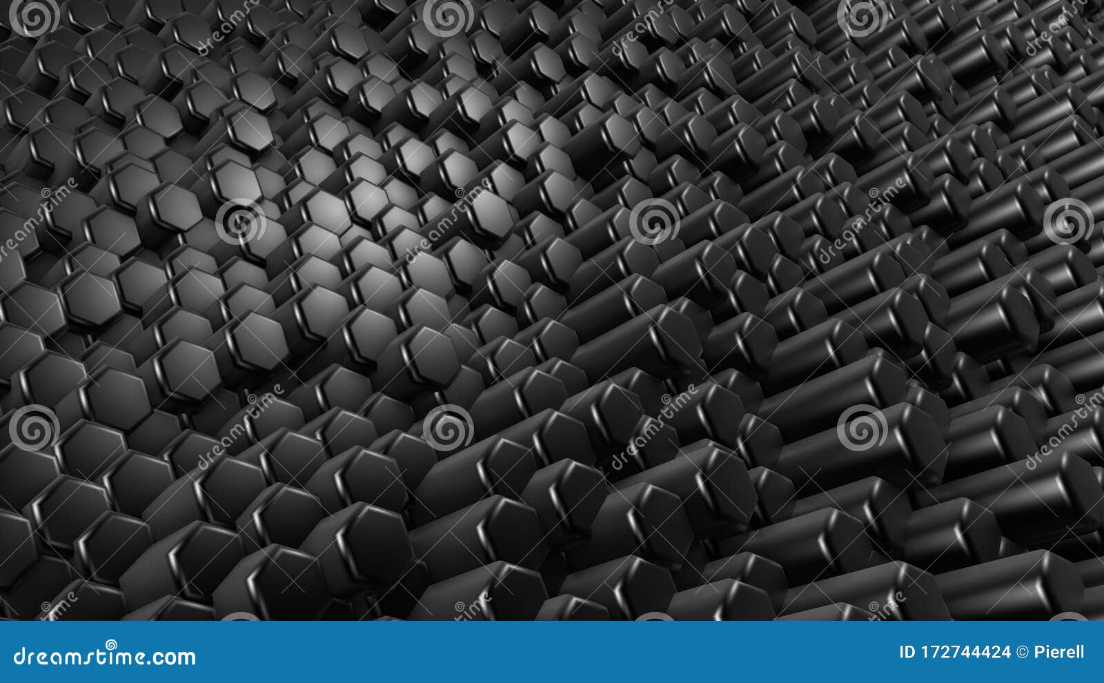 Black Hexagon Background. 3d Illustration, 3d Rendering Stock ...