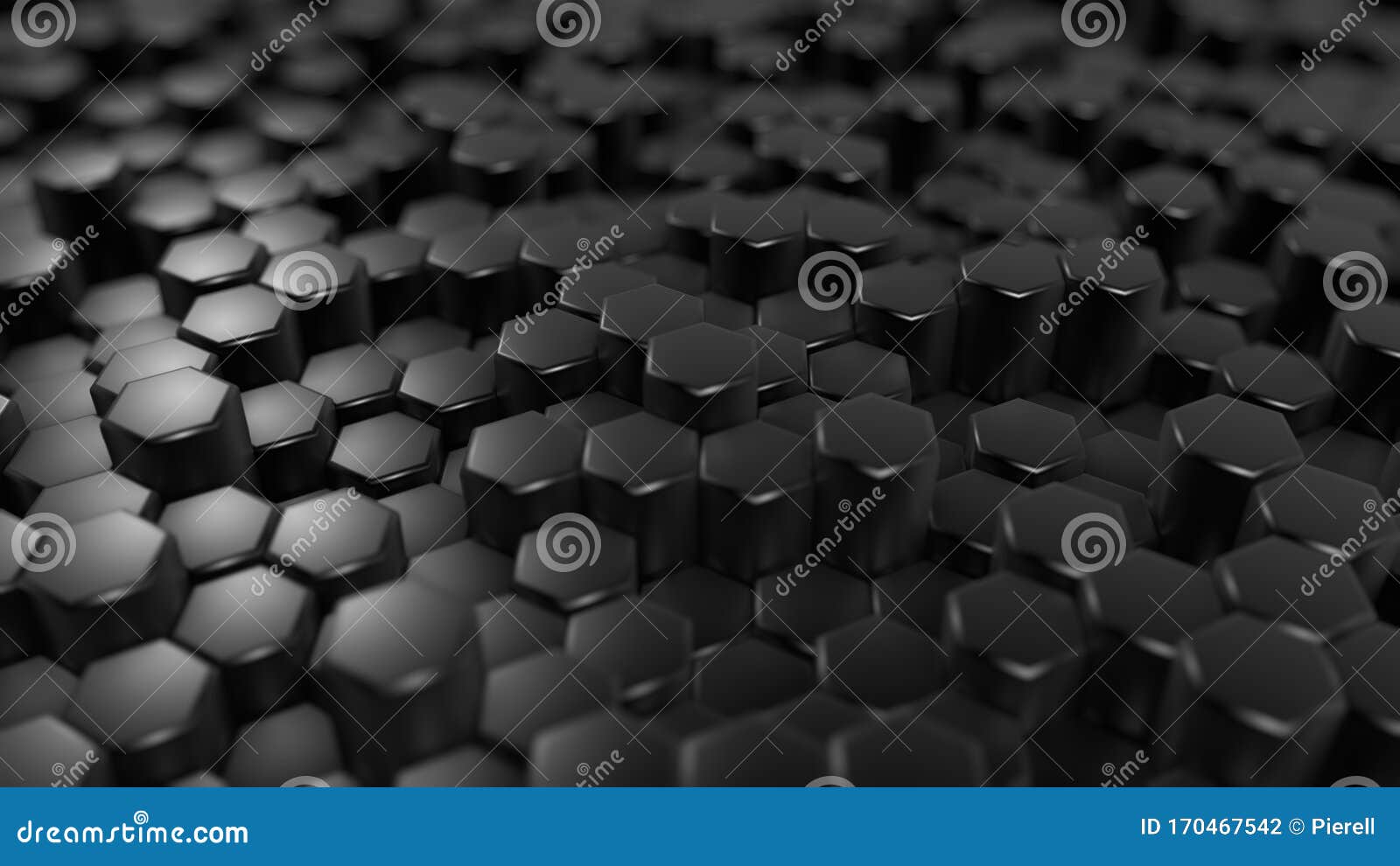 Black Hexagon Background. 3d Illustration, 3d Rendering Stock ...
