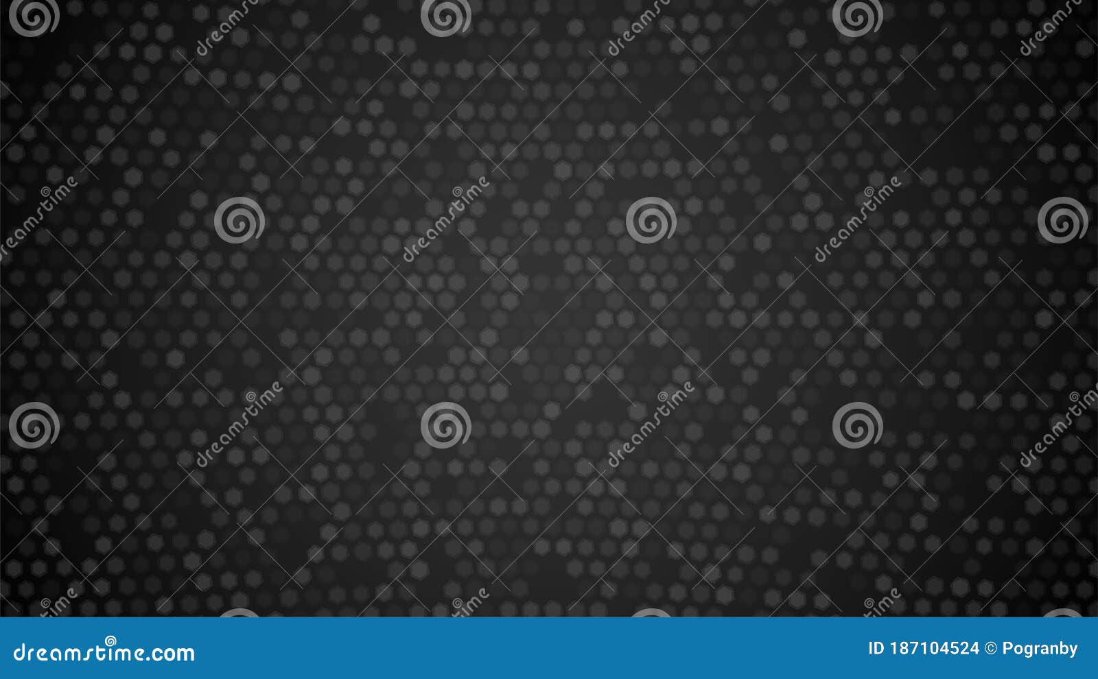 Black Hexagon Background. Dark Gradient Backdrop. Hexagonal Pattern ...
