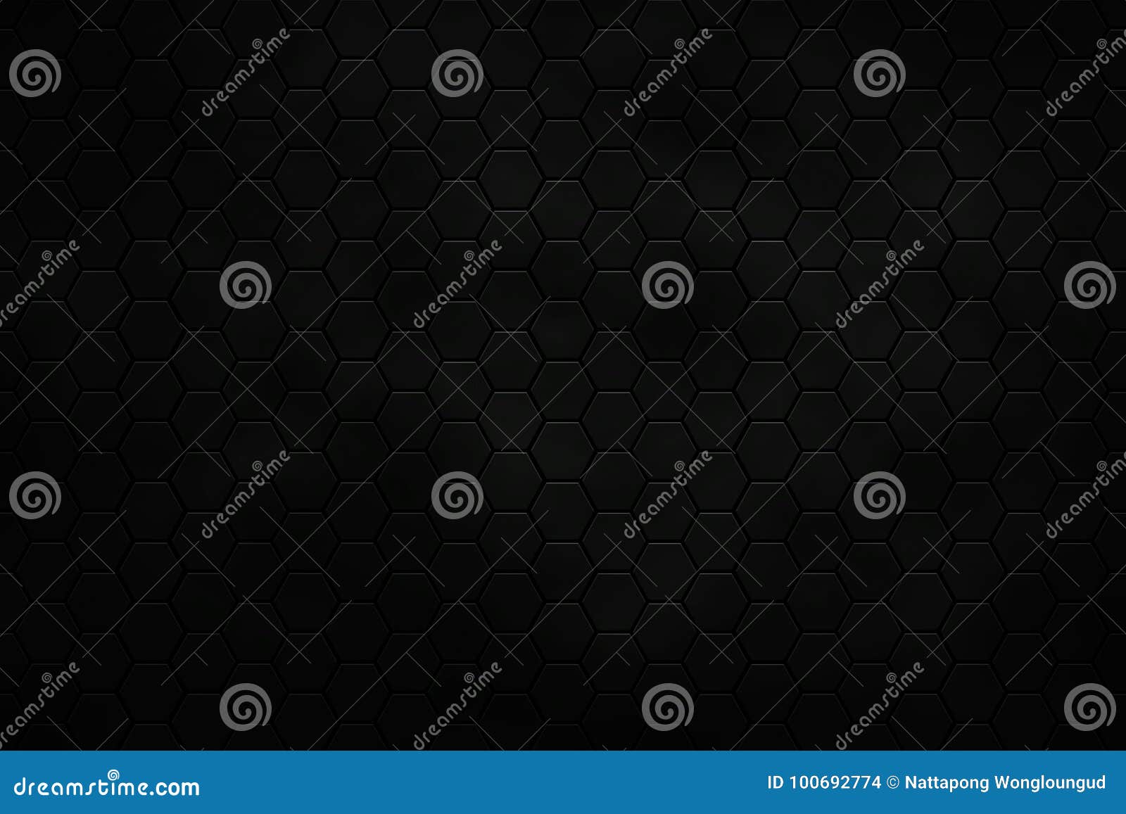 Black Hexagon Shape Background. Stock Illustration - Illustration of ...
