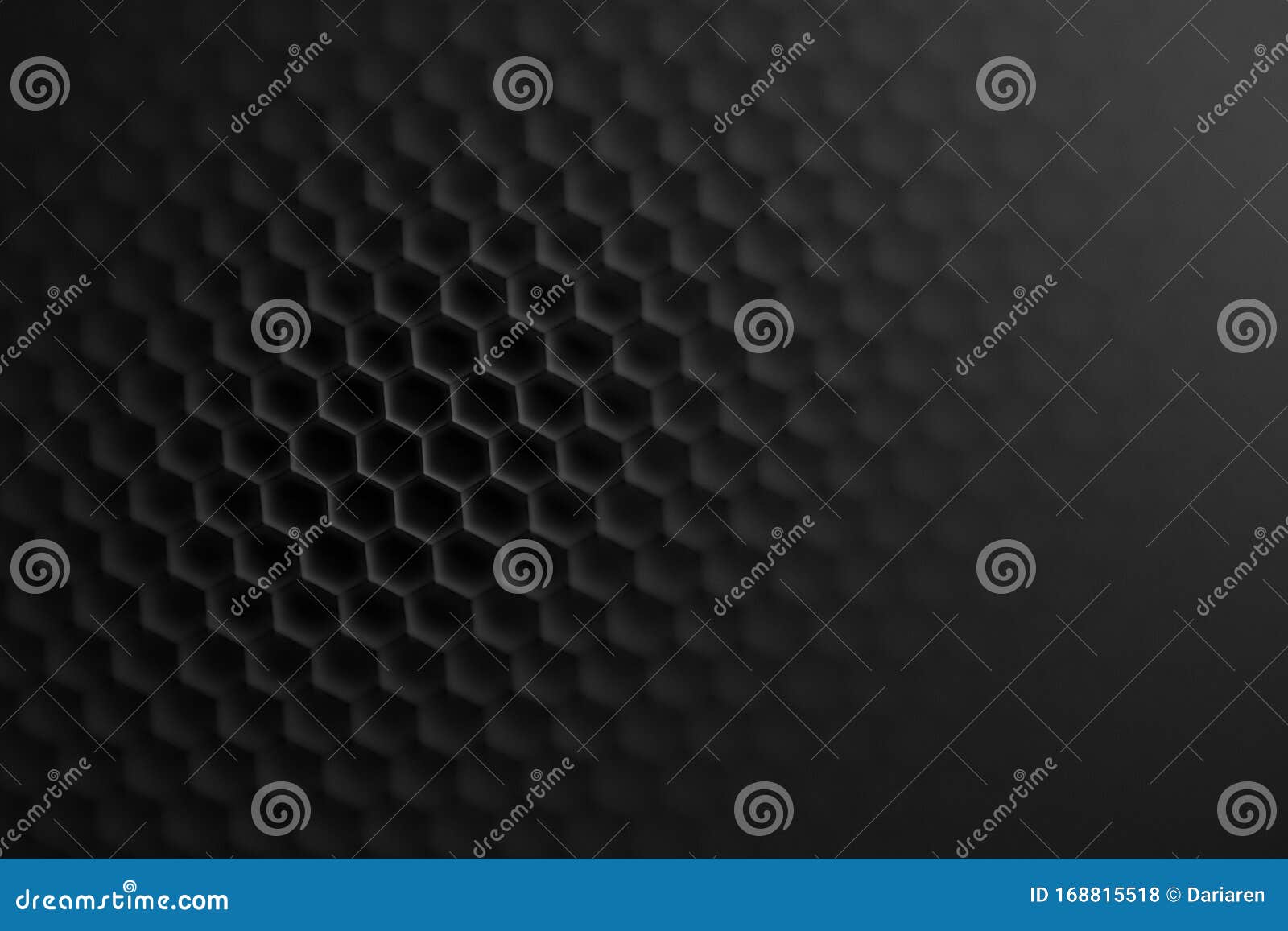 Black Hexagonal Mesh Pattern with Blur Effect Stock Illustration ...