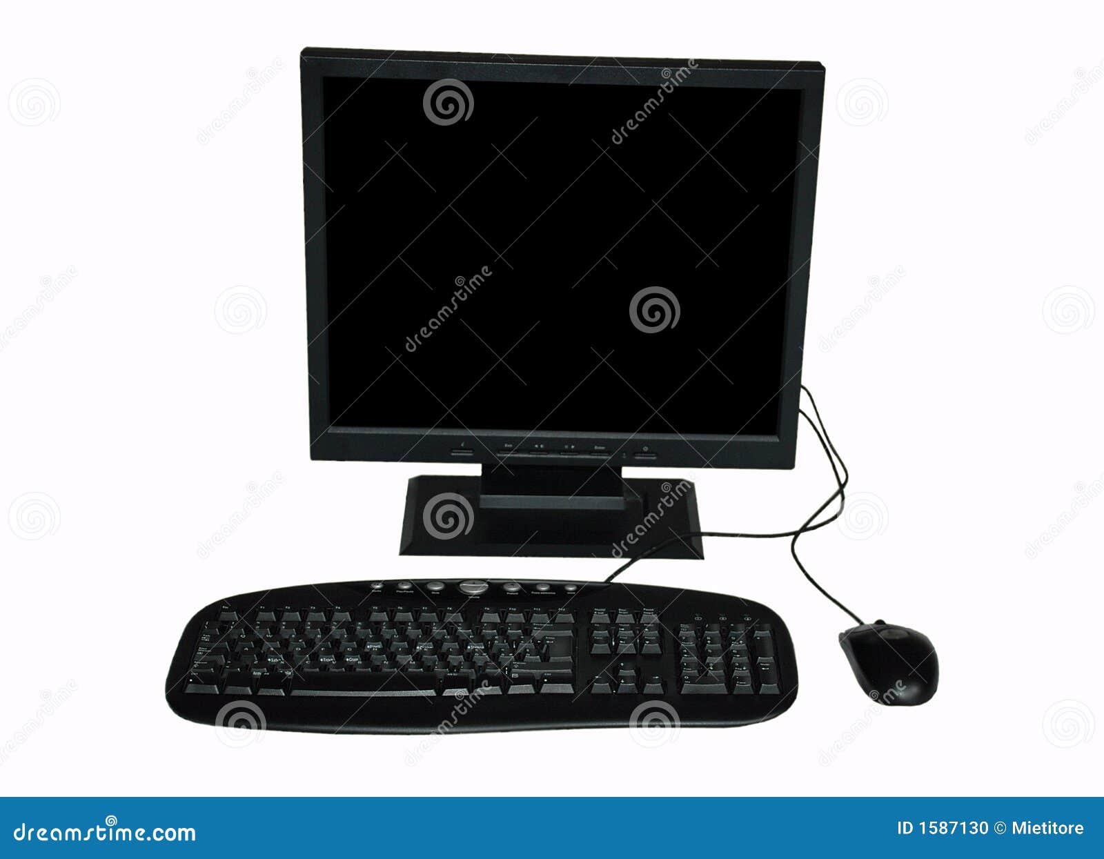Black High Tech stock photo. Image of computer, display - 1587130