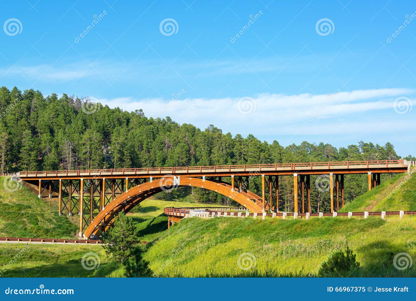 Black Hills Overpass stock image. Image of springs, bridge - 66967375