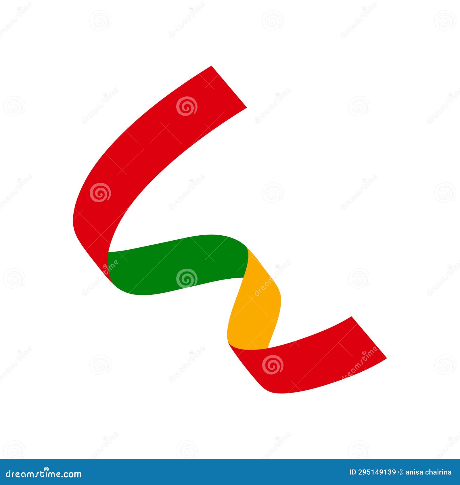 Black History Month Ribbon Element Design Collection Stock Vector ...