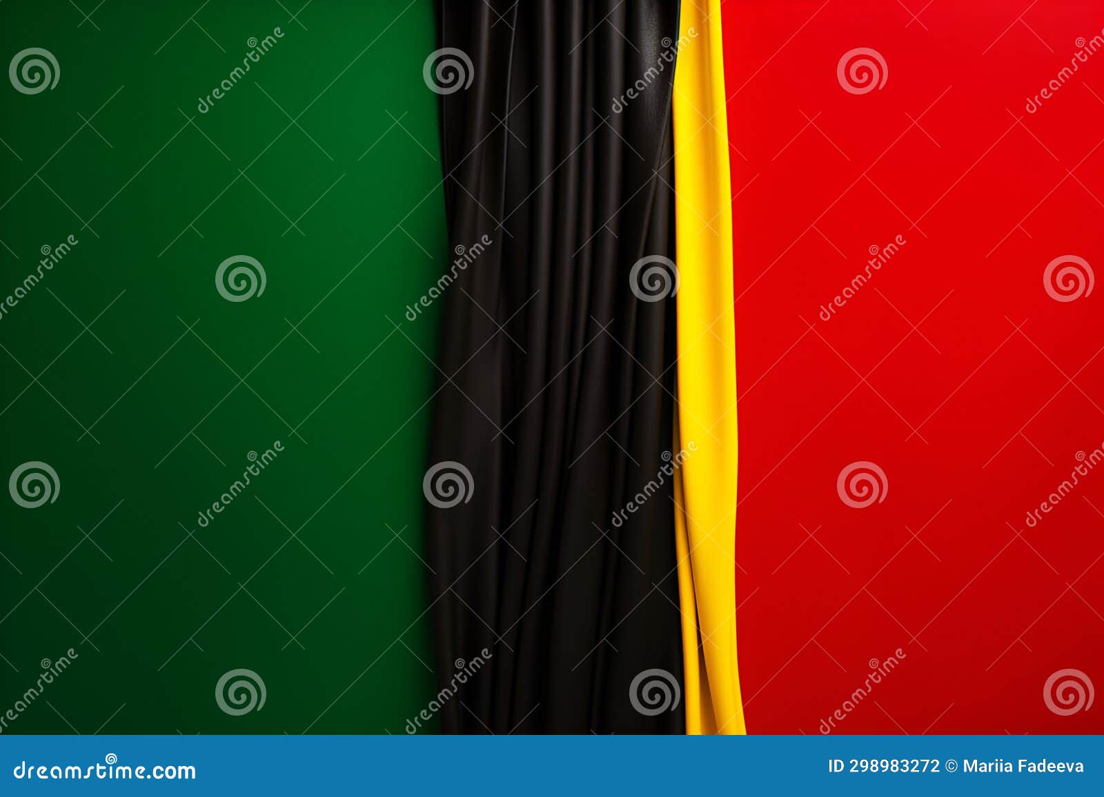 Black History Month Symbolizing Unity and Pride. Banner for Design ...