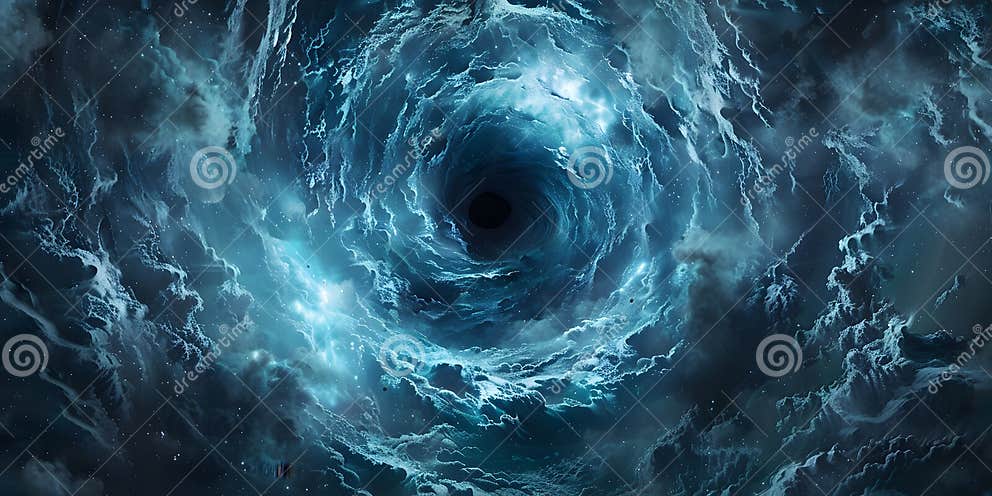 A Black Hole, an Abstract Background Stock Image - Image of hole ...