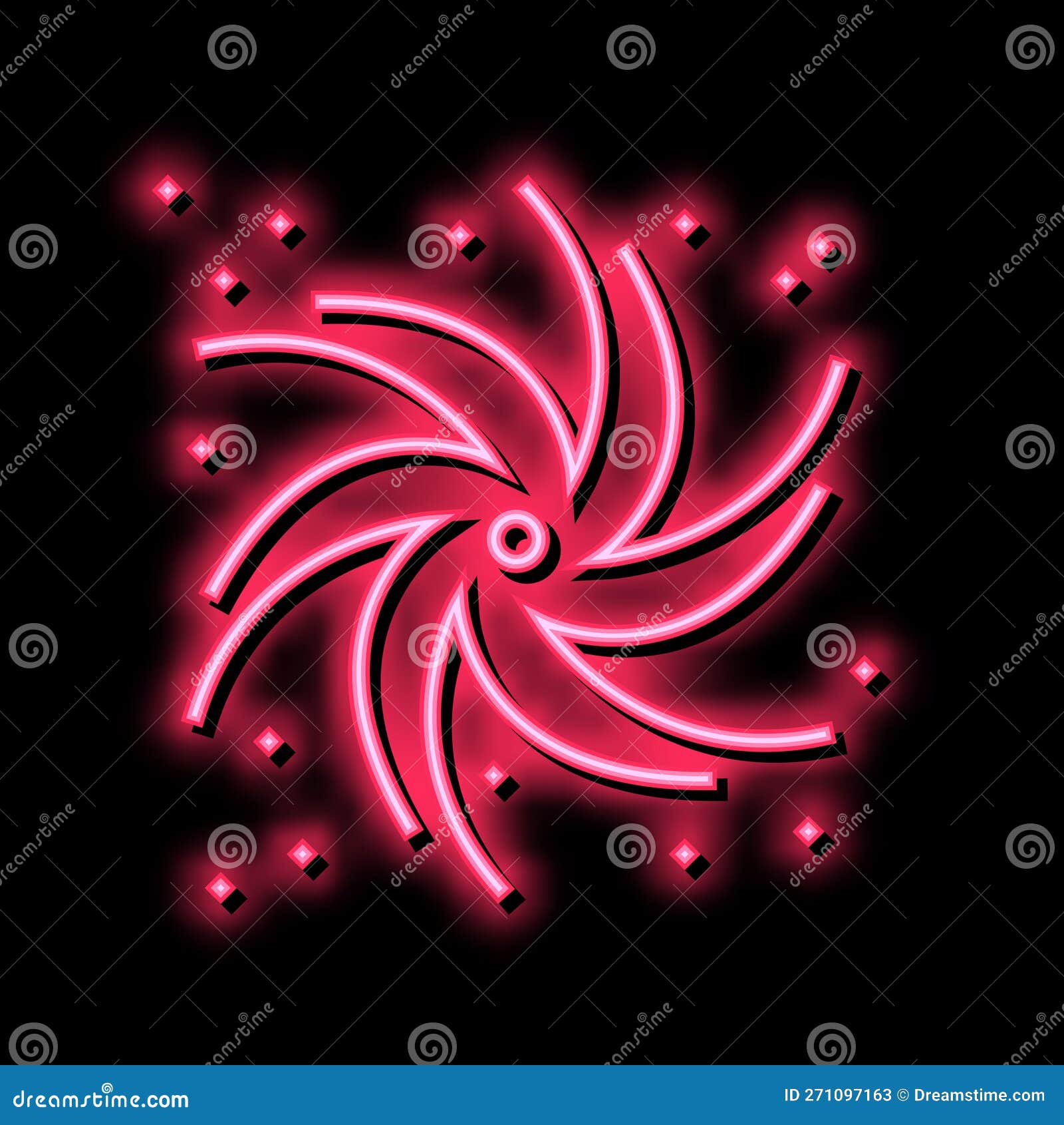 Black Hole Color Icon Vector Flat Illustration Stock Vector ...
