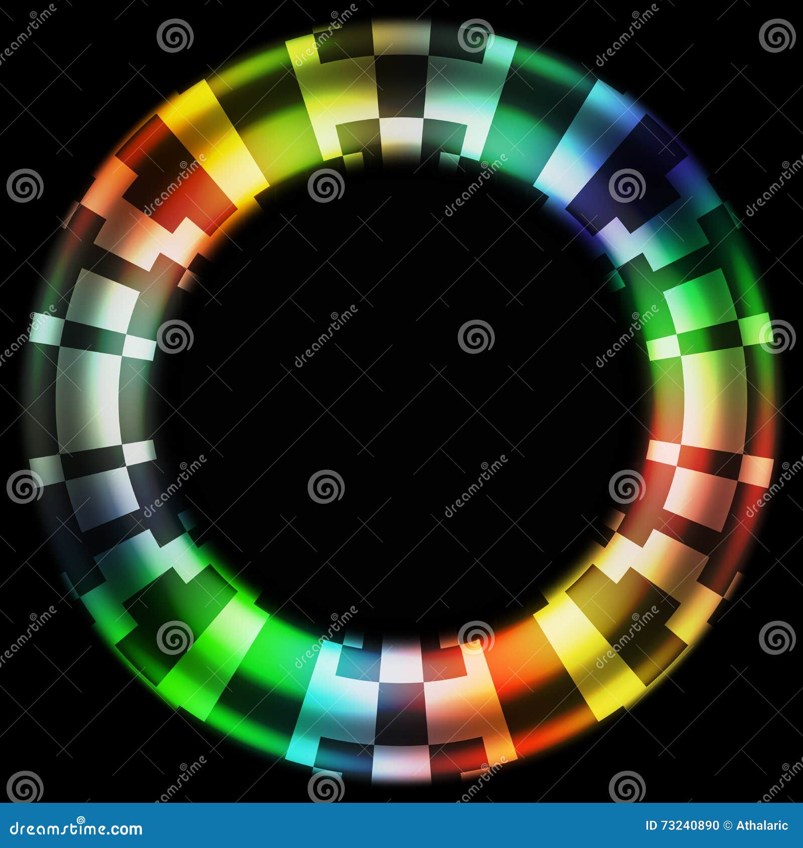 Black Hole Color Wheel Digital Camouflage Design Stock Illustration ...