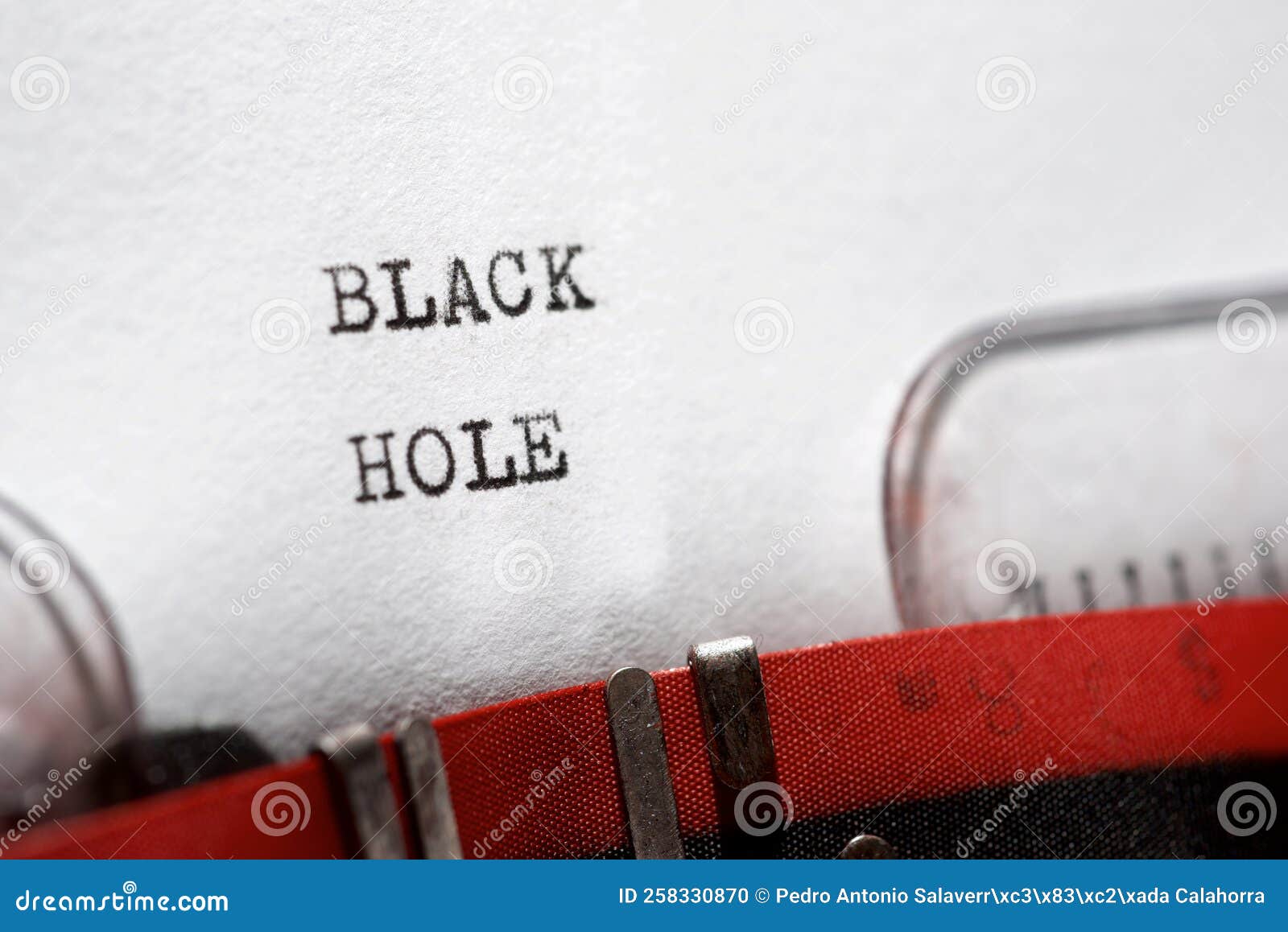 Black hole concept stock photo. Image of lettering, galaxy - 258330870