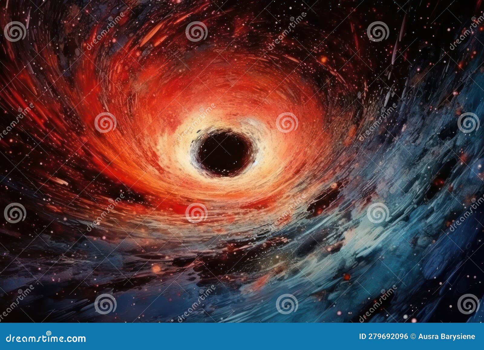 Black Hole Created Using Generative Al Tools Stock Illustration Illustration Of Phenomenon