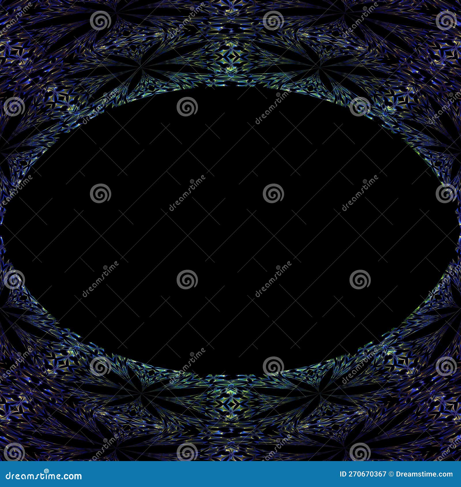 Black Hole Crystal Vortex Holiday Square Glass Pattern Dimensional Star ...