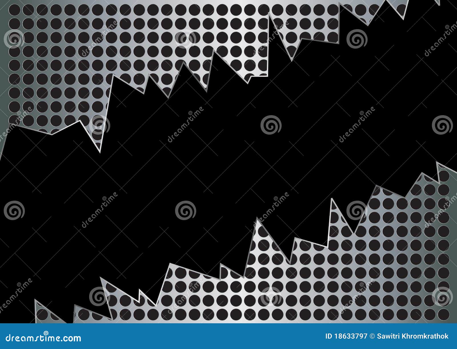 Black hole in grunge metal stock illustration. Illustration of dark ...