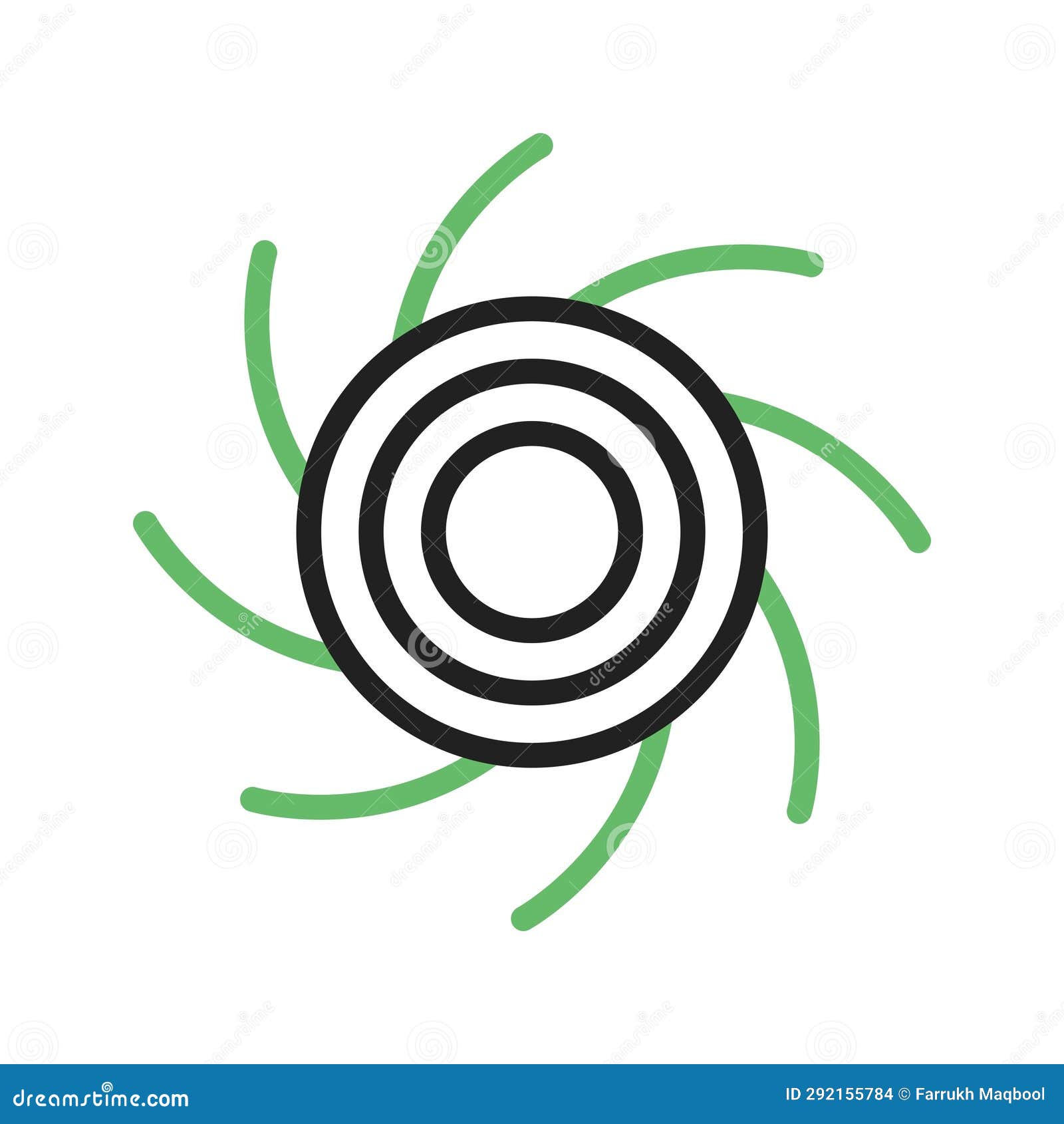 Black Hole Icon Vector Image. Stock Vector - Illustration of vector ...