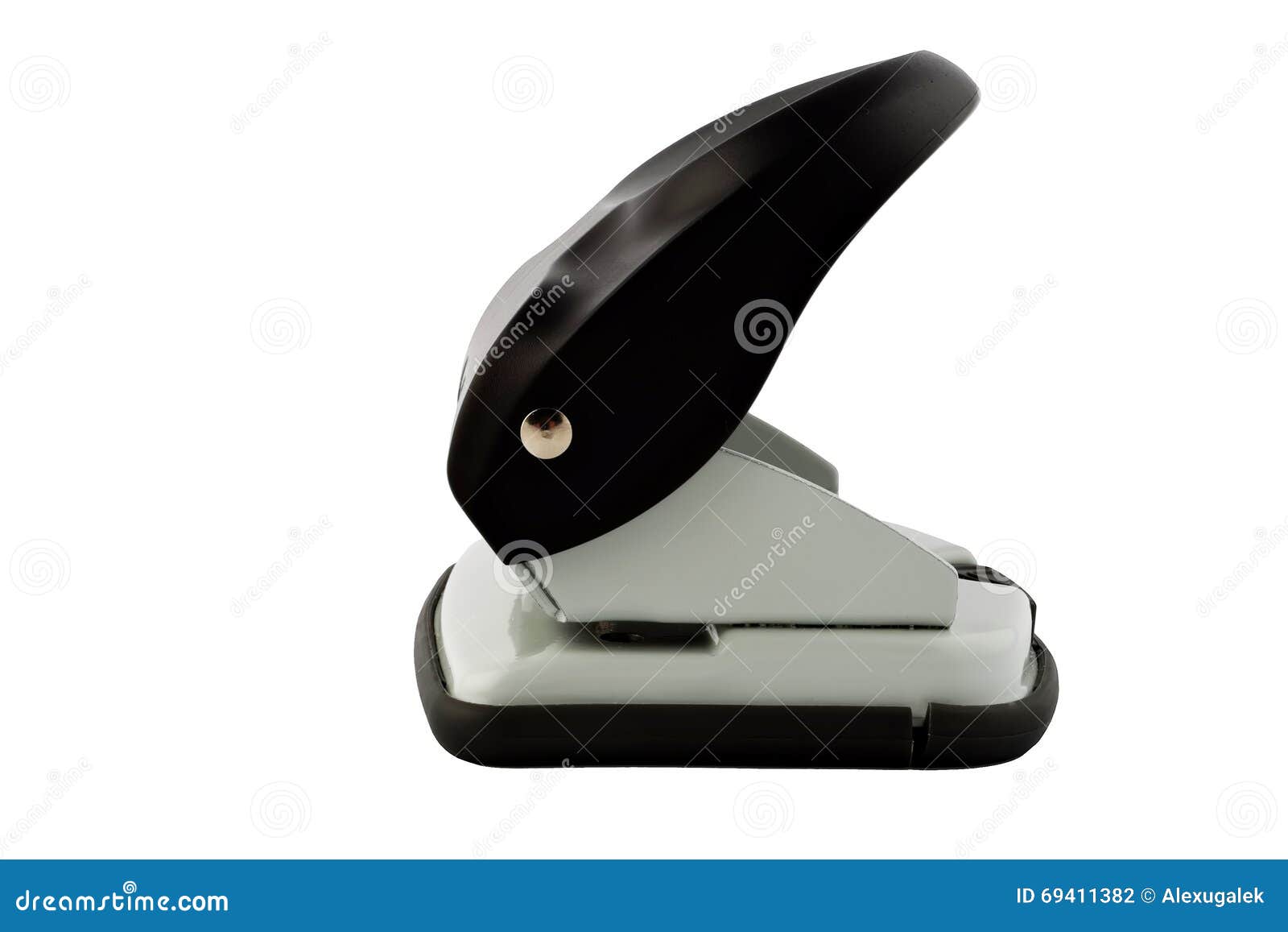 Black Hole Puncher Isolated on White Background Stock Photo - Image of ...