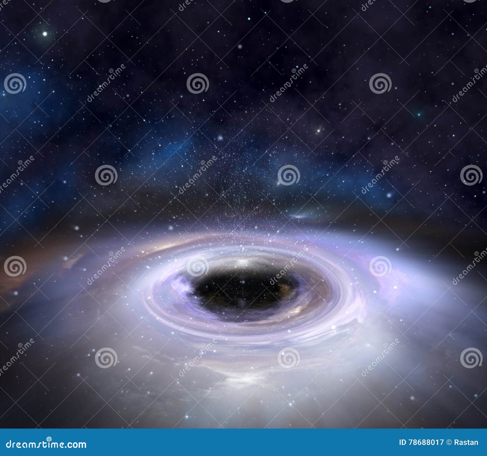 Black hole in space stock image. Image of astronomy, cosmos - 78688017