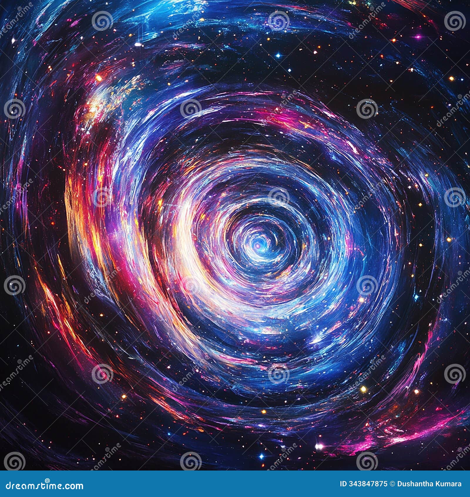 Black Hole Vortex Abstract Design Stock Illustration - Illustration of ...