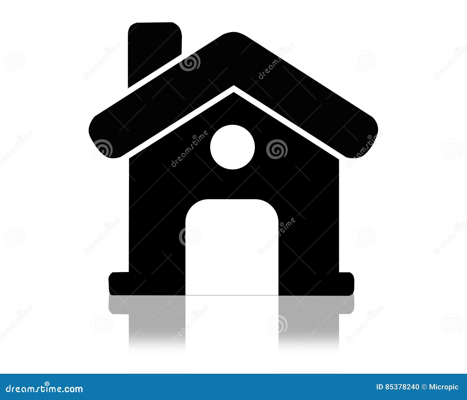 Black home Icon Logo stock illustration. Illustration of architecture ...