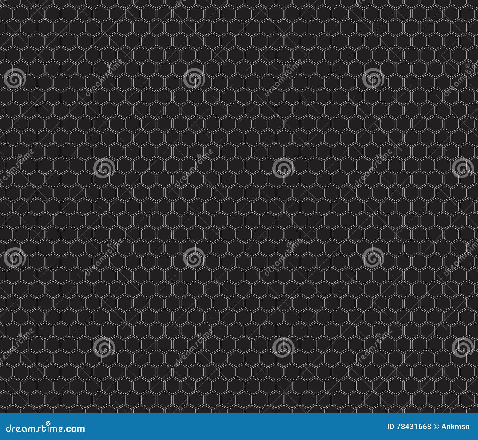 Black Honeycomb Seamless Pattern Stock Vector - Illustration of design ...
