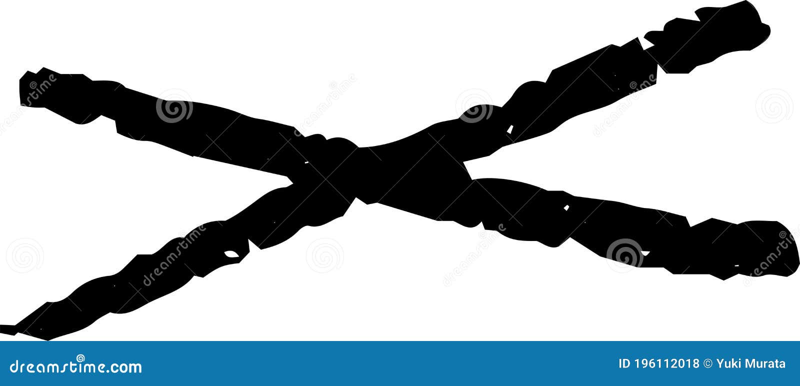 Black Horizontal Cross Mark Stock Vector - Illustration of cross ...