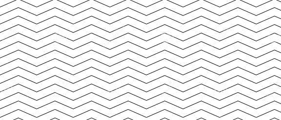 Black Horizontal Thin Zigzag Lines on White Background. Zig Zag Pattern ...