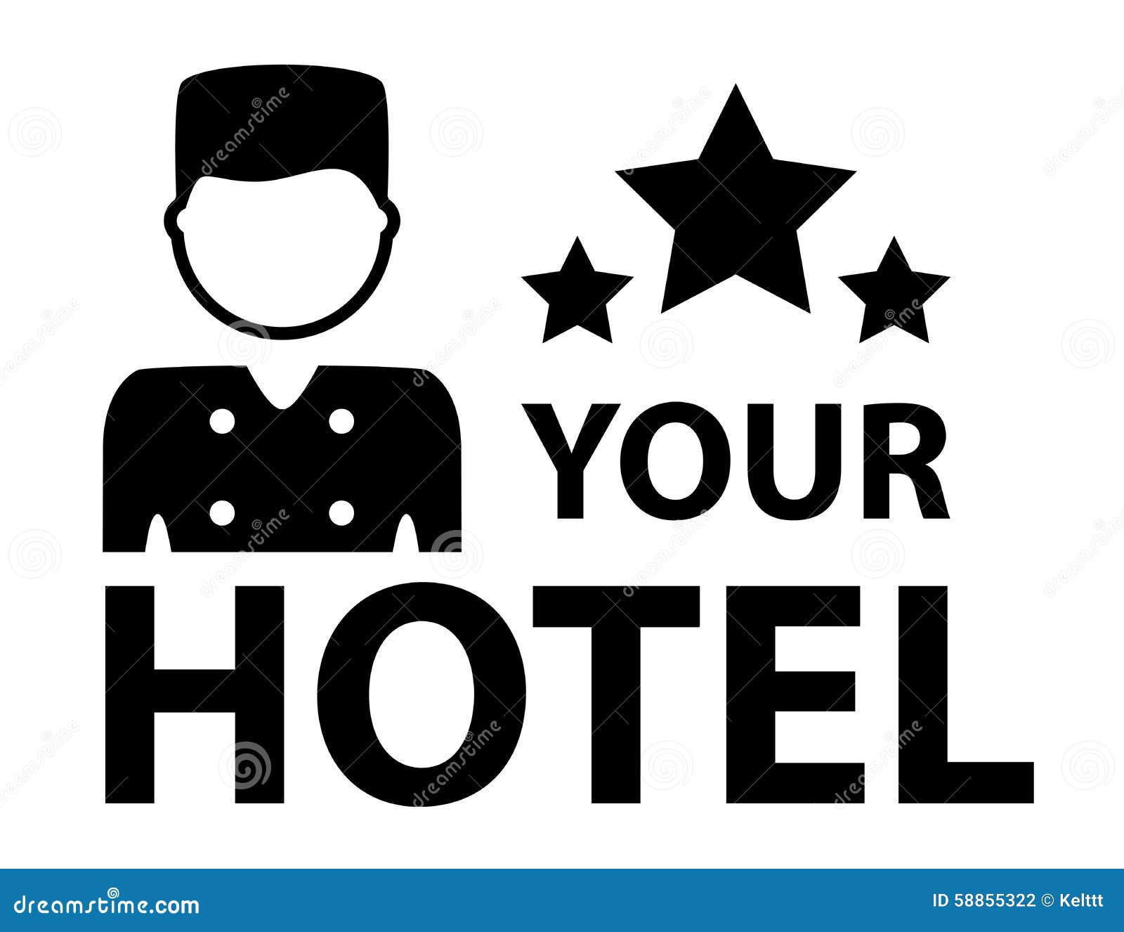 Hotel Symbol Royalty-Free Stock Photography | CartoonDealer.com #8714267