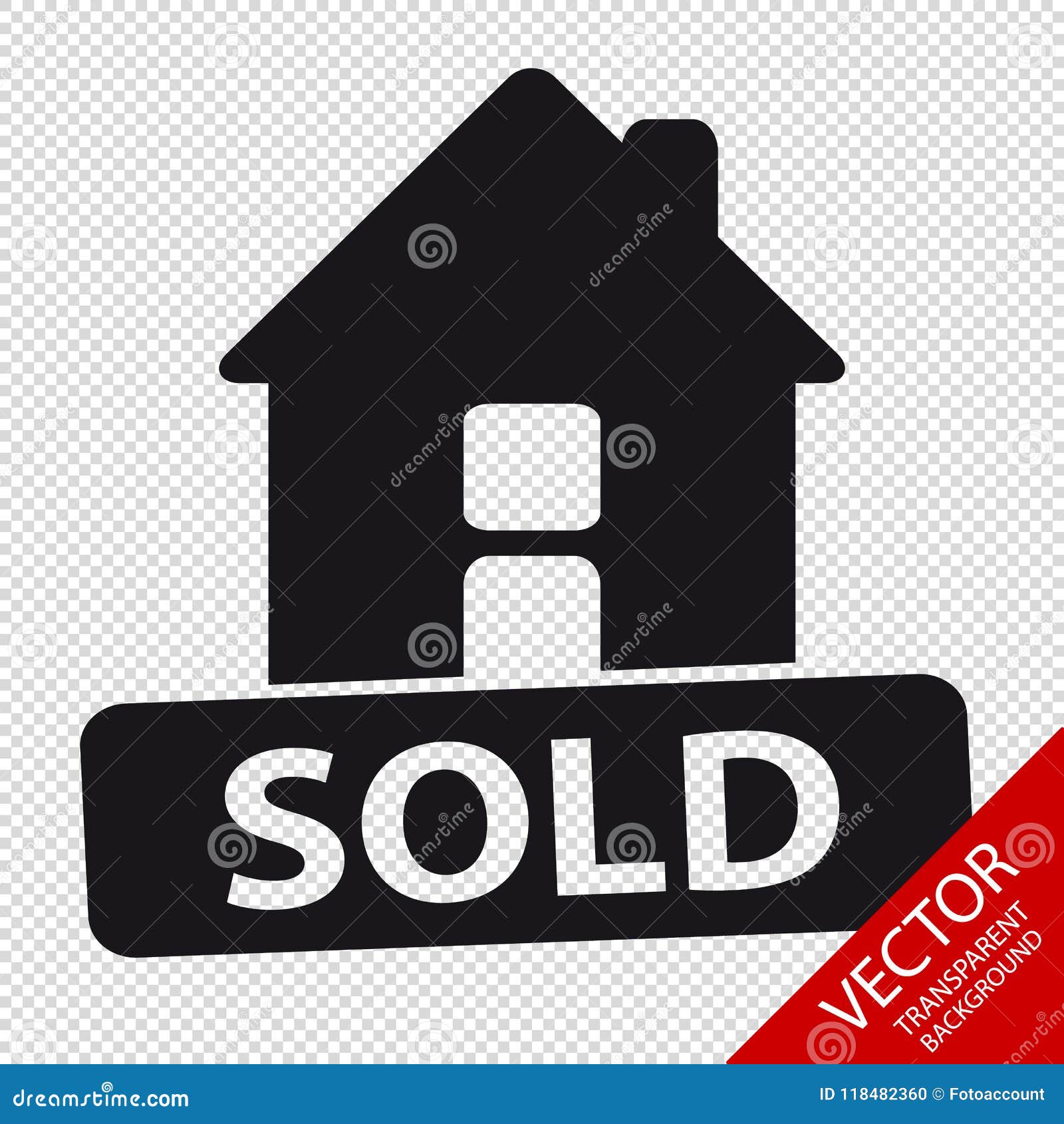 Sold Vector Icon Isolated On Transparent Background, Sold Trans ...