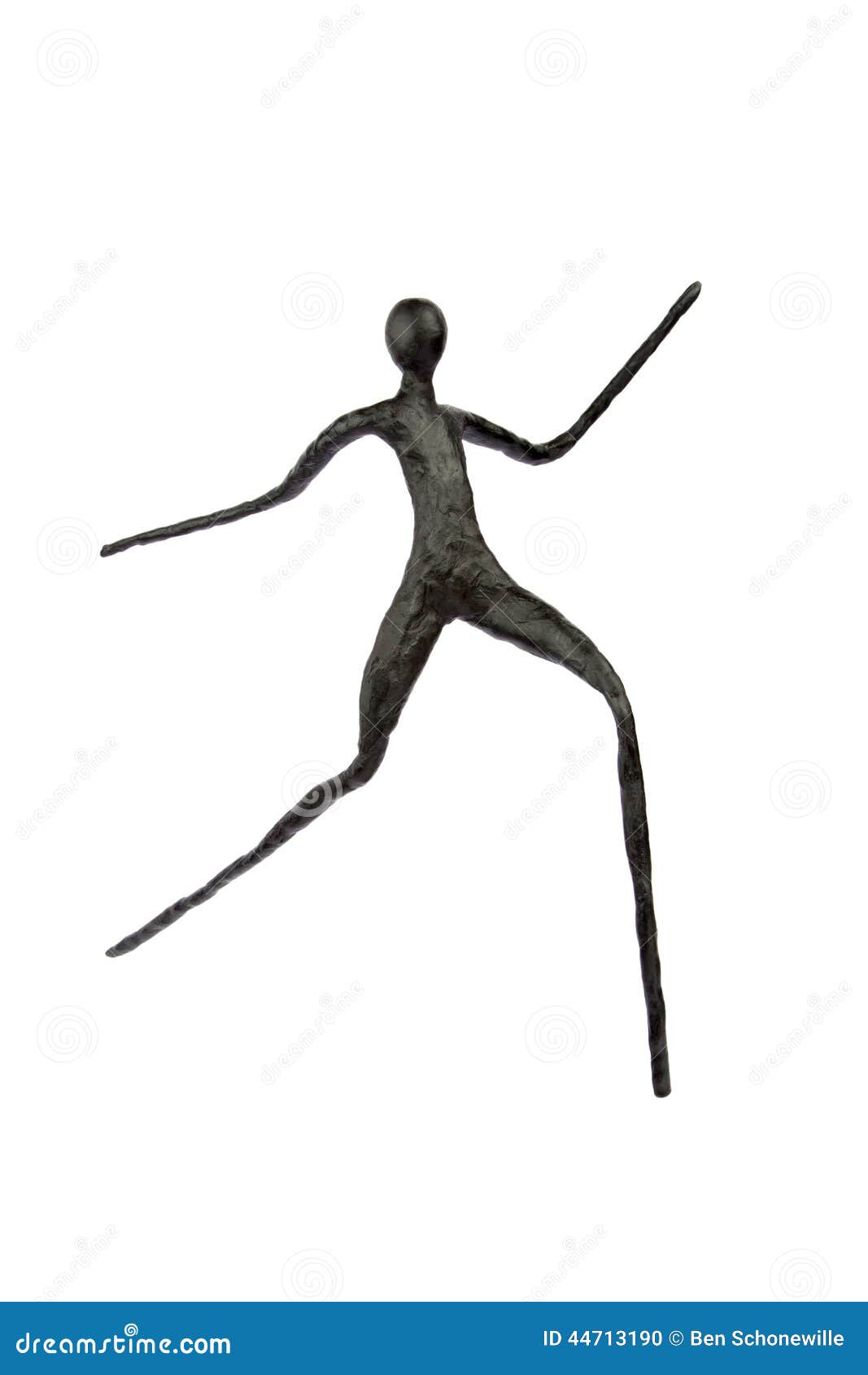 Black Human Wax Model on White Background Stock Photo - Image of ...