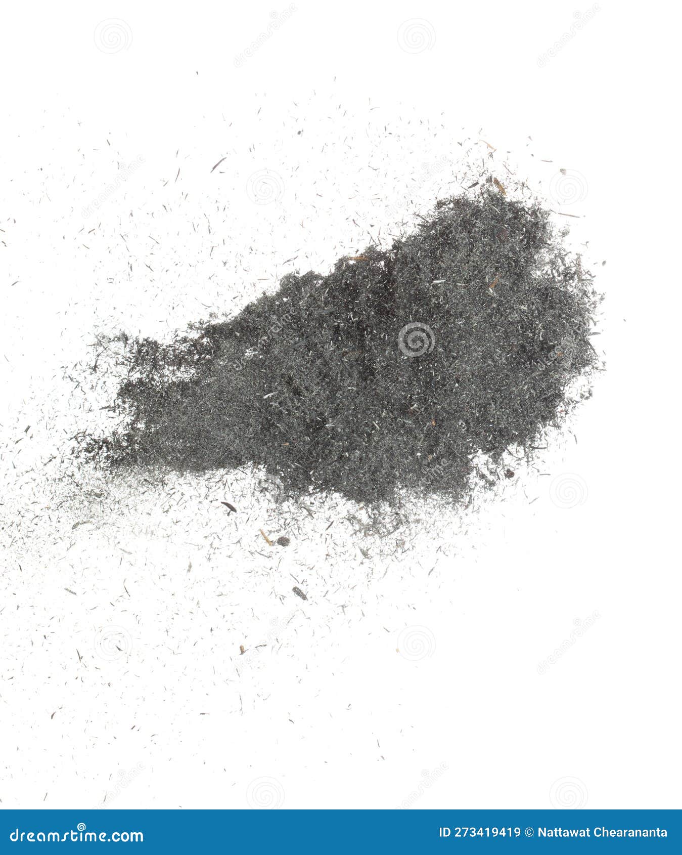 Black Husk Rice Seed Grain Fly in Air. Burn Black Husk Paddy Falling ...