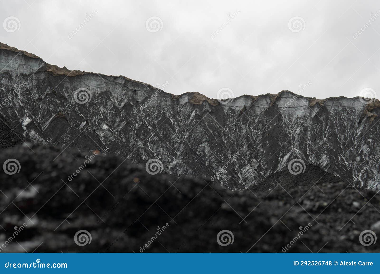 Black ice mountains stock photo. Image of cold, change - 292526748