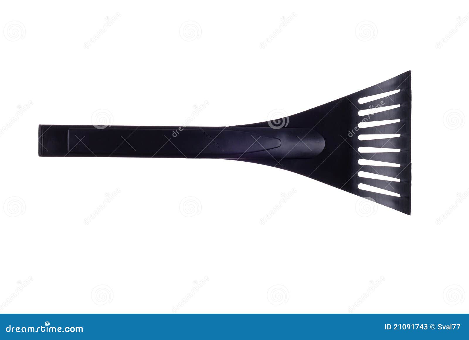 Black Ice Scraper on a White Stock Image - Image of scrubber, craft ...