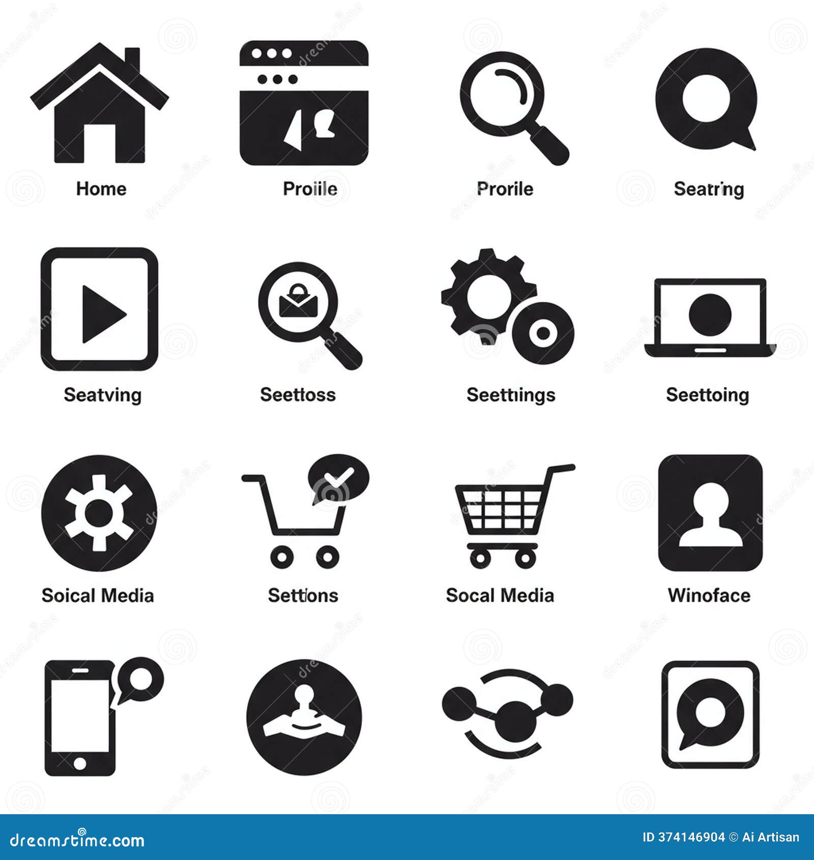 Common Digital Extensor Royalty-Free Cartoon | CartoonDealer.com #141761252