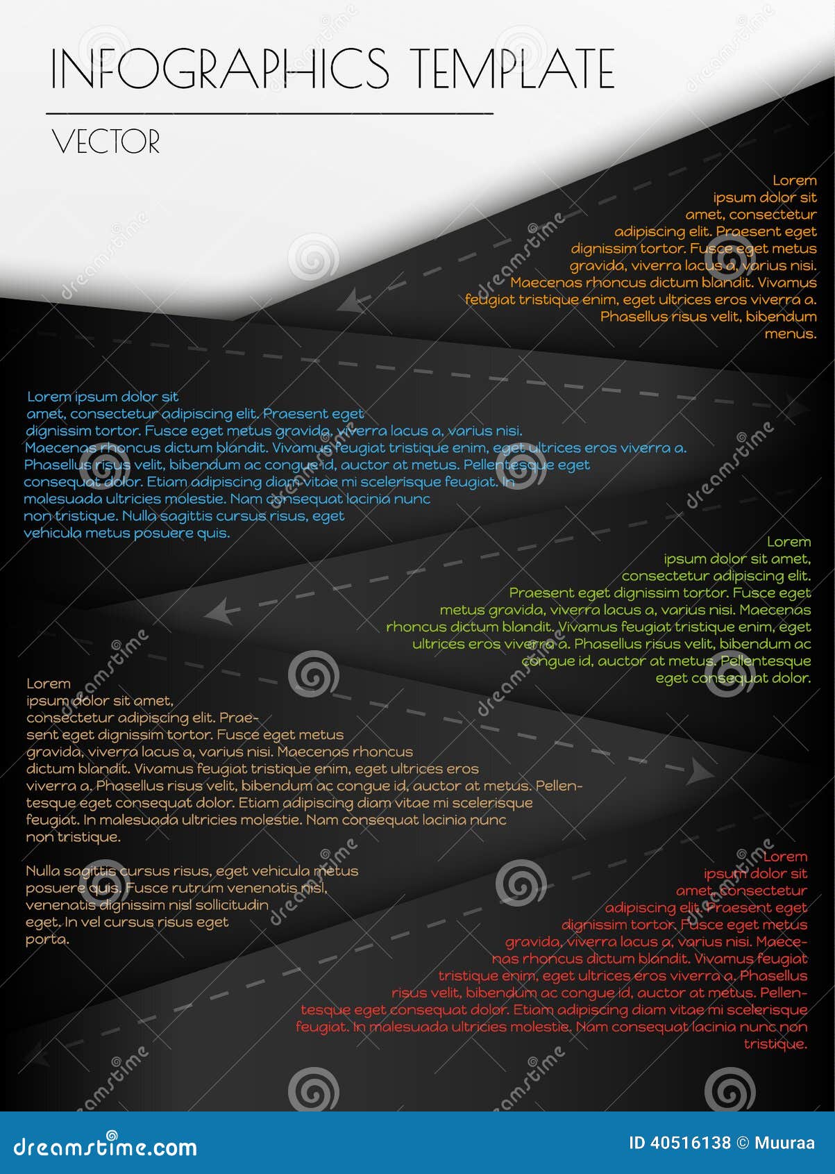 Black infographics stock illustration. Illustration of brochure - 40516138