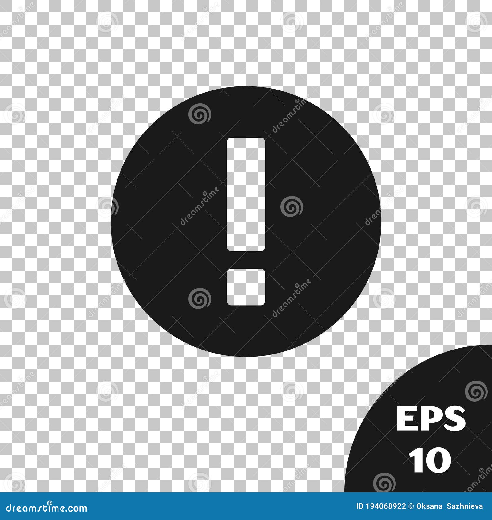 Black Information Icon Isolated on Transparent Background. Vector ...