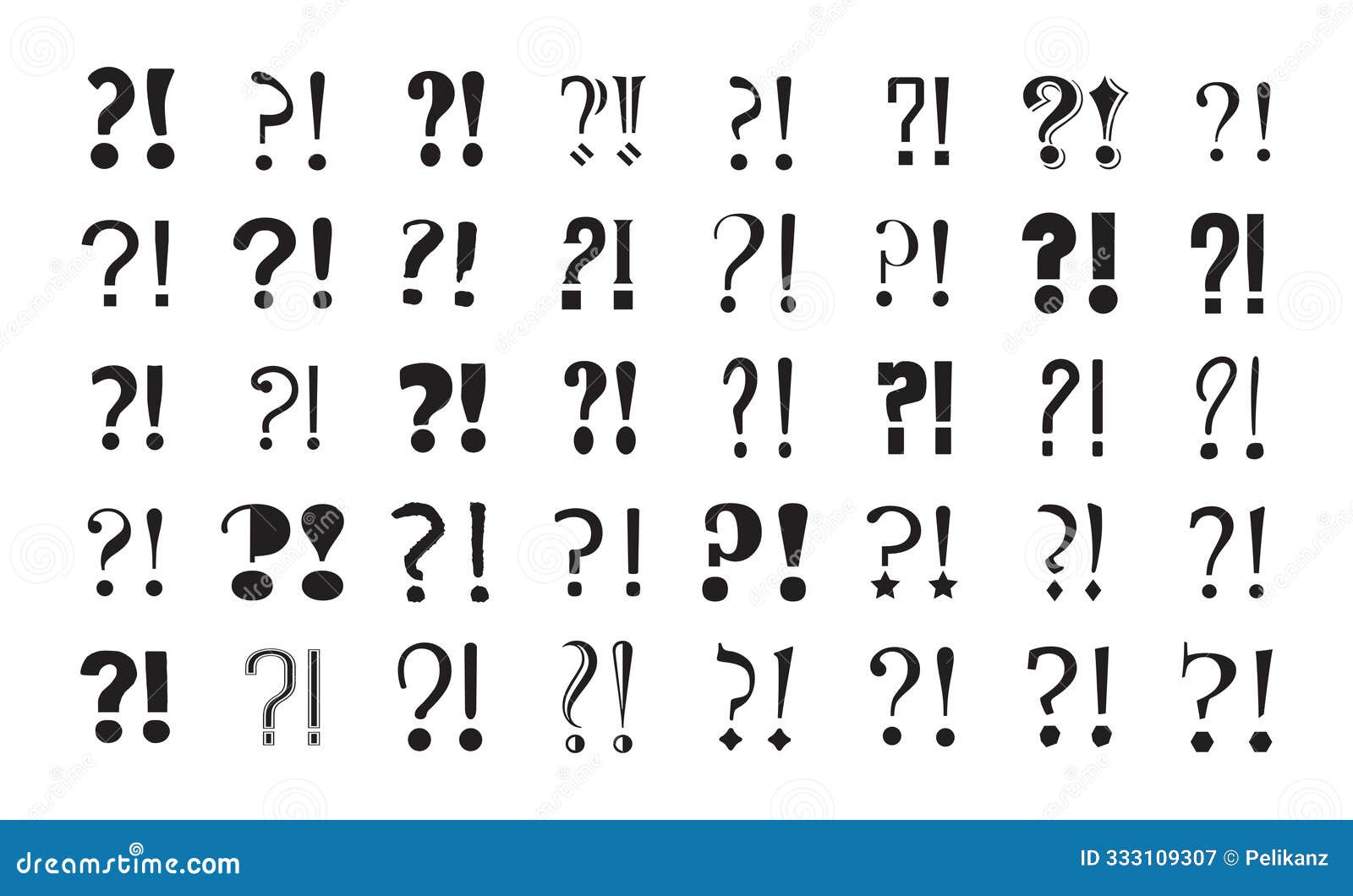 Black Assorted Isolated Thick Outline Pointy Hexagon Shapes Emblems ...