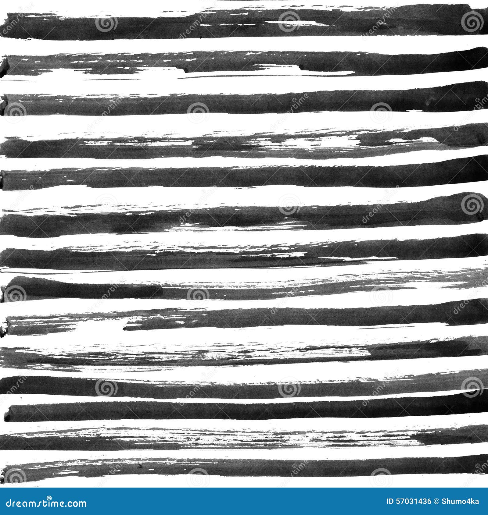 Black Ink Abstract Stripes Background. Hand Drawn Stock Photo - Image ...