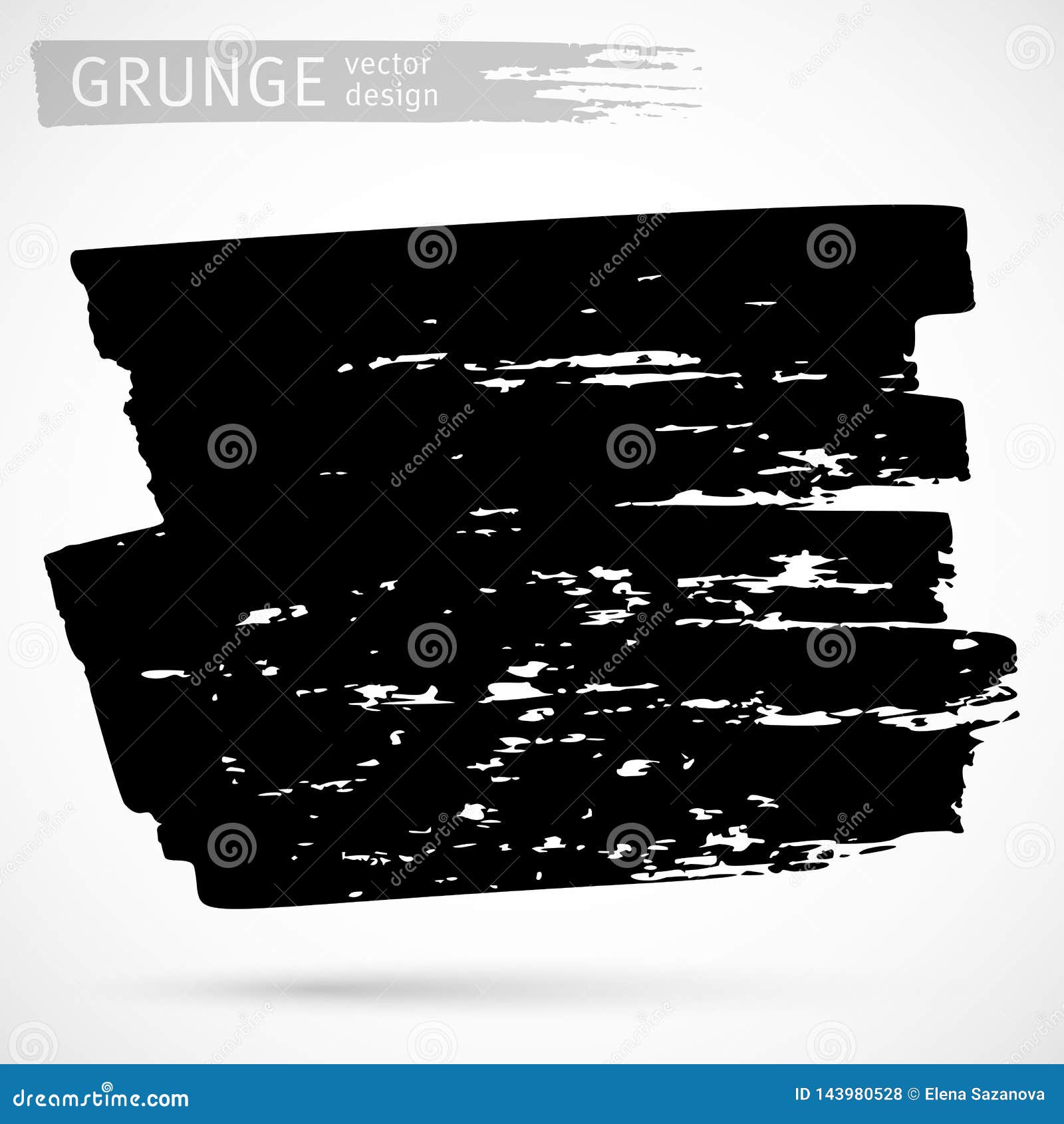 Black ink design element stock vector. Illustration of empty - 143980528