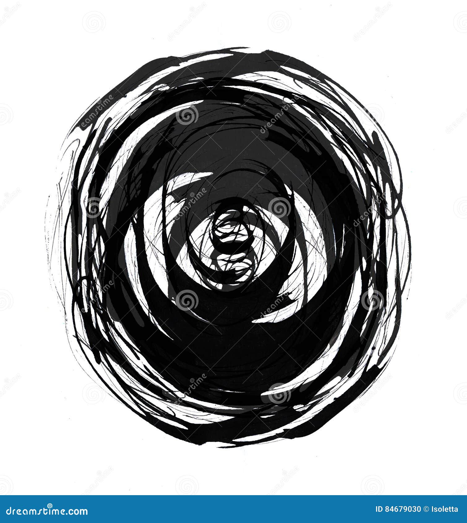 Black ink design element stock illustration. Illustration of blot ...