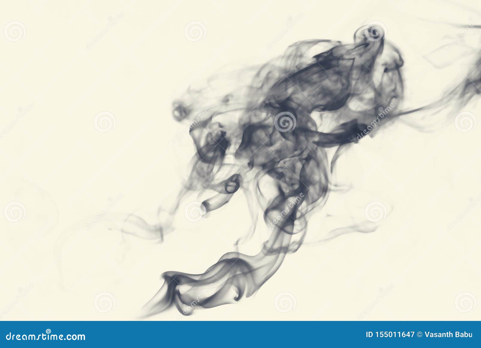 Black Ink Dissolving in Water Stock Image - Image of design, flower ...