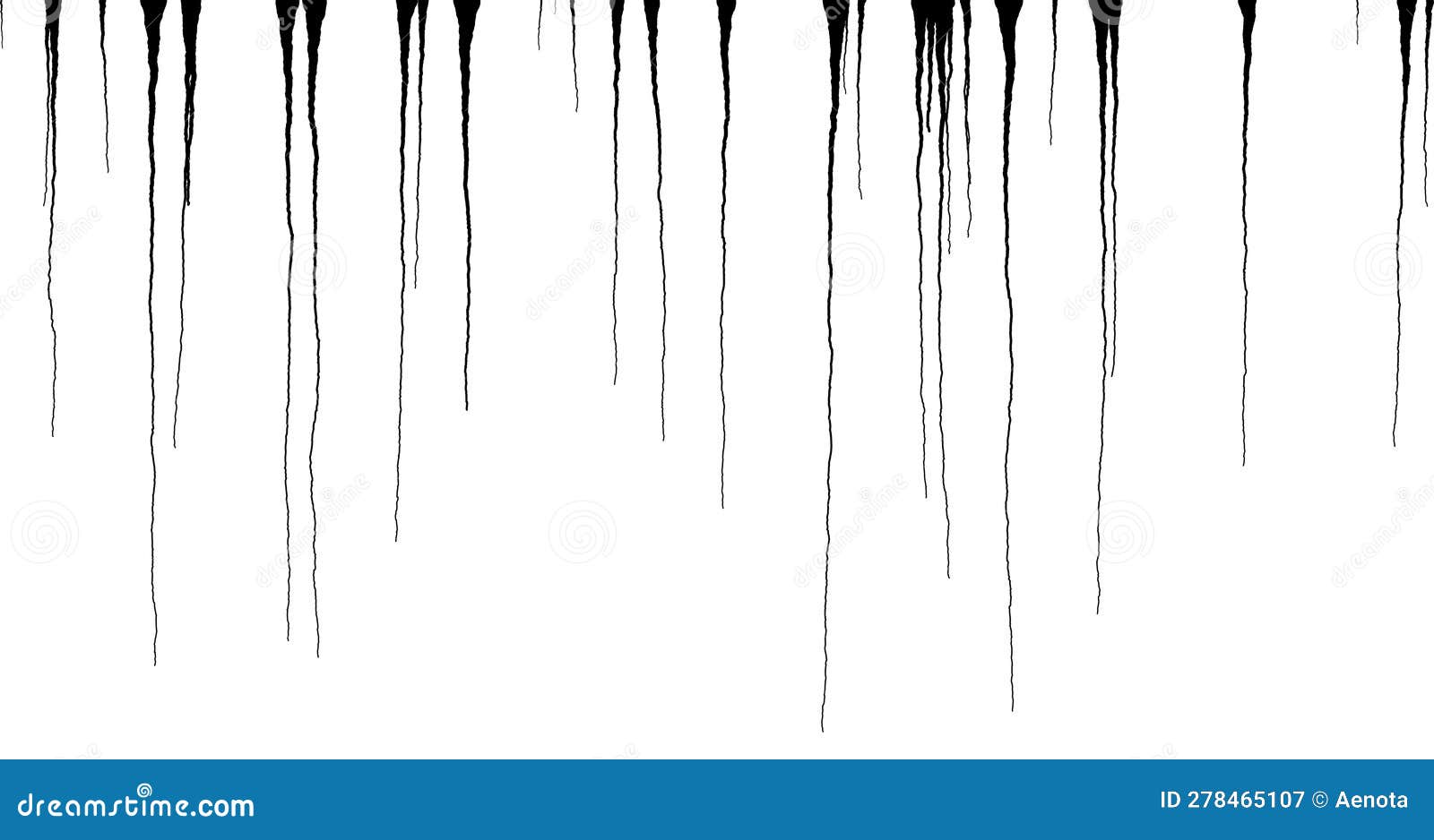 Black Ink Dripping Streaks Vector Grunge Illustration Stock Vector ...