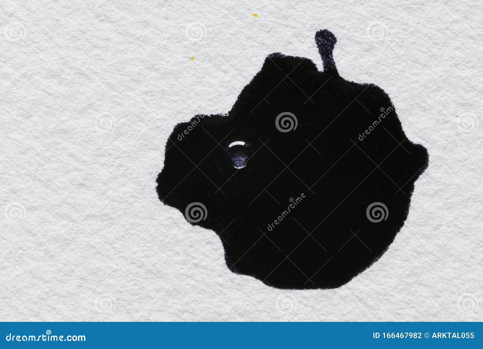 Ink Drop on Paper Macro Close Up Stock Photo - Image of loose, bright ...