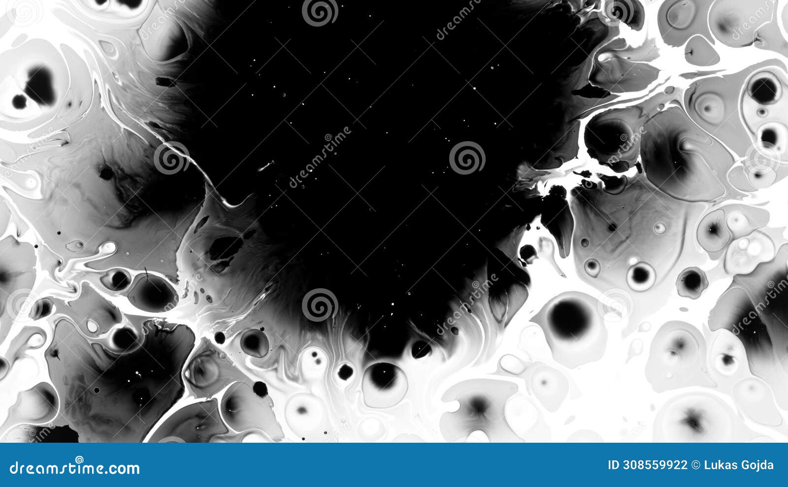Black Ink Drops Isolated on White Background Stock Illustration ...