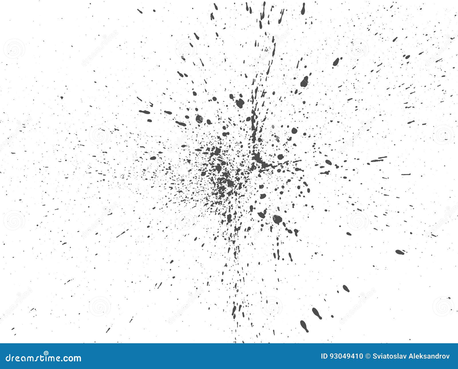 Black Ink Drops on White Background Stock Vector - Illustration of ...