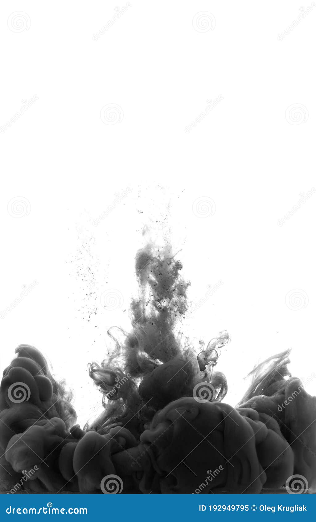 Black Ink on an Isolated White Background Stock Image - Image of poster ...