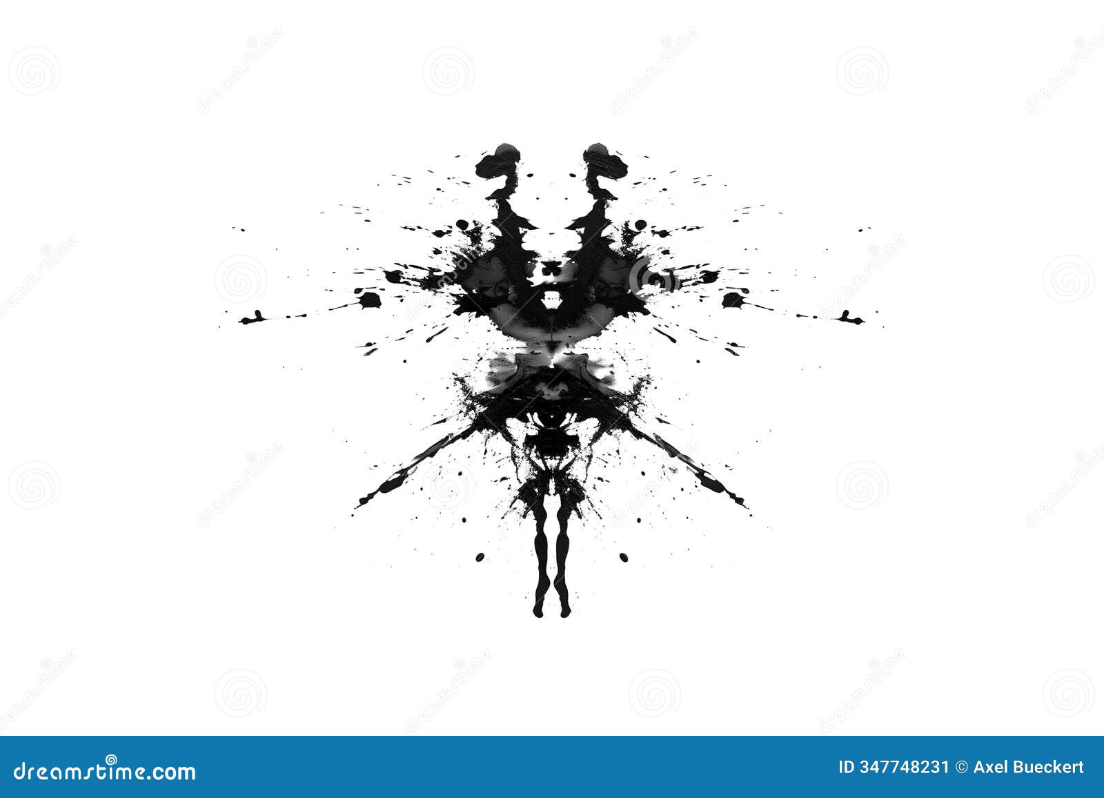 Rorschach Inkblot Test Kaleidoscope. Psycho Diagnostic Inkblot Test ...