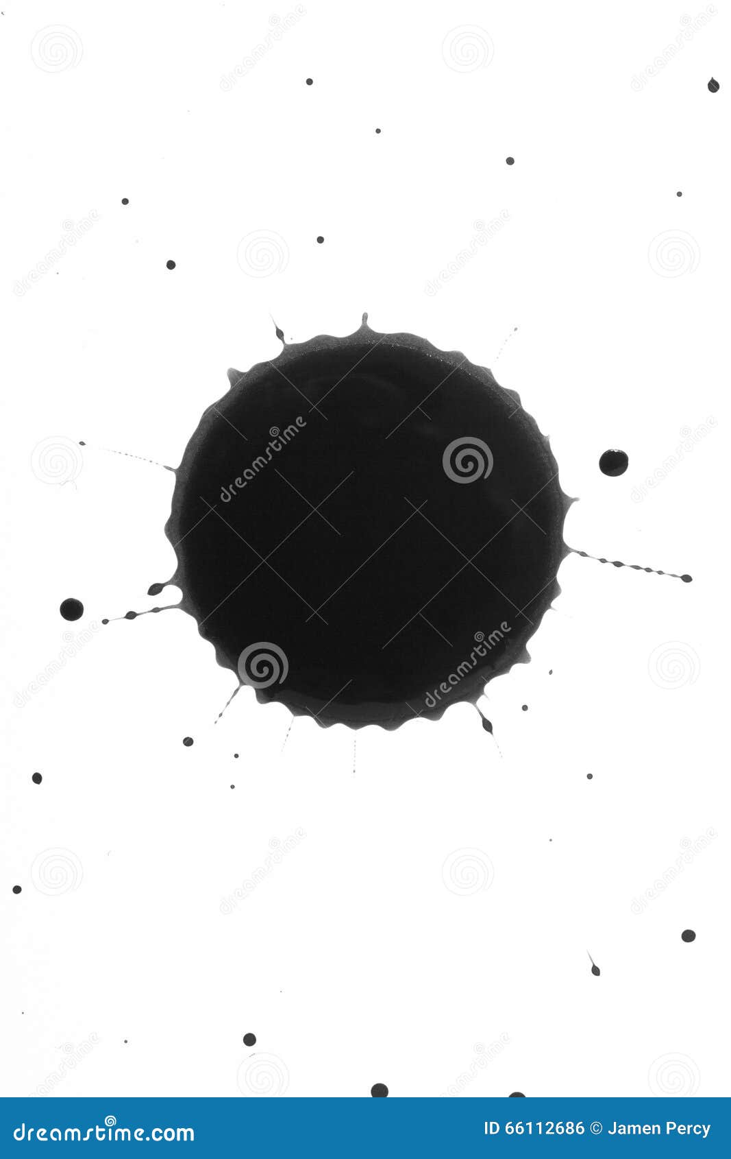 Black Oil Splats